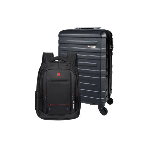 Mala de Bordo 20" Travelux Lugano 10 kg + Mochila Travelux para ...